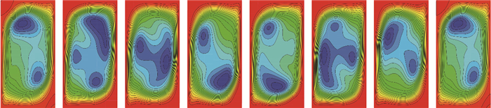 Numerical simulation for 2D double-diffusive convection (DDC) in rectangular enclosures based on ...