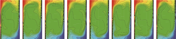 Numerical simulation for 2D double-diffusive convection (DDC) in rectangular enclosures based on ...