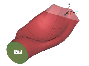 Aerodynamic/stealth design of S-duct inlet based on discrete adjoint method