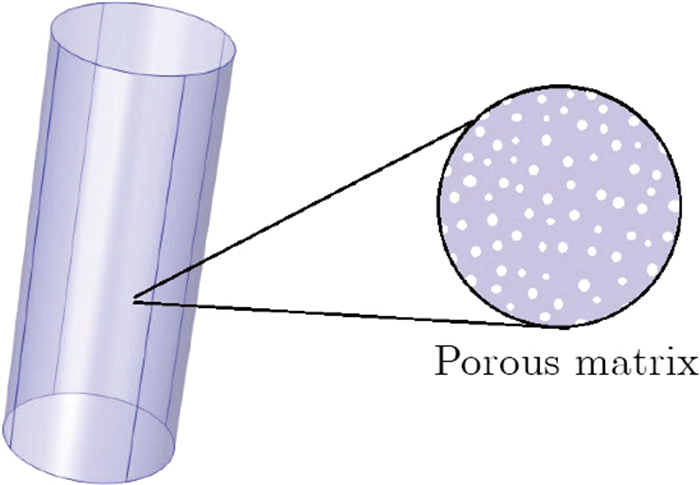 On an isotropic porous solid cylinder: the analytical solution and ...