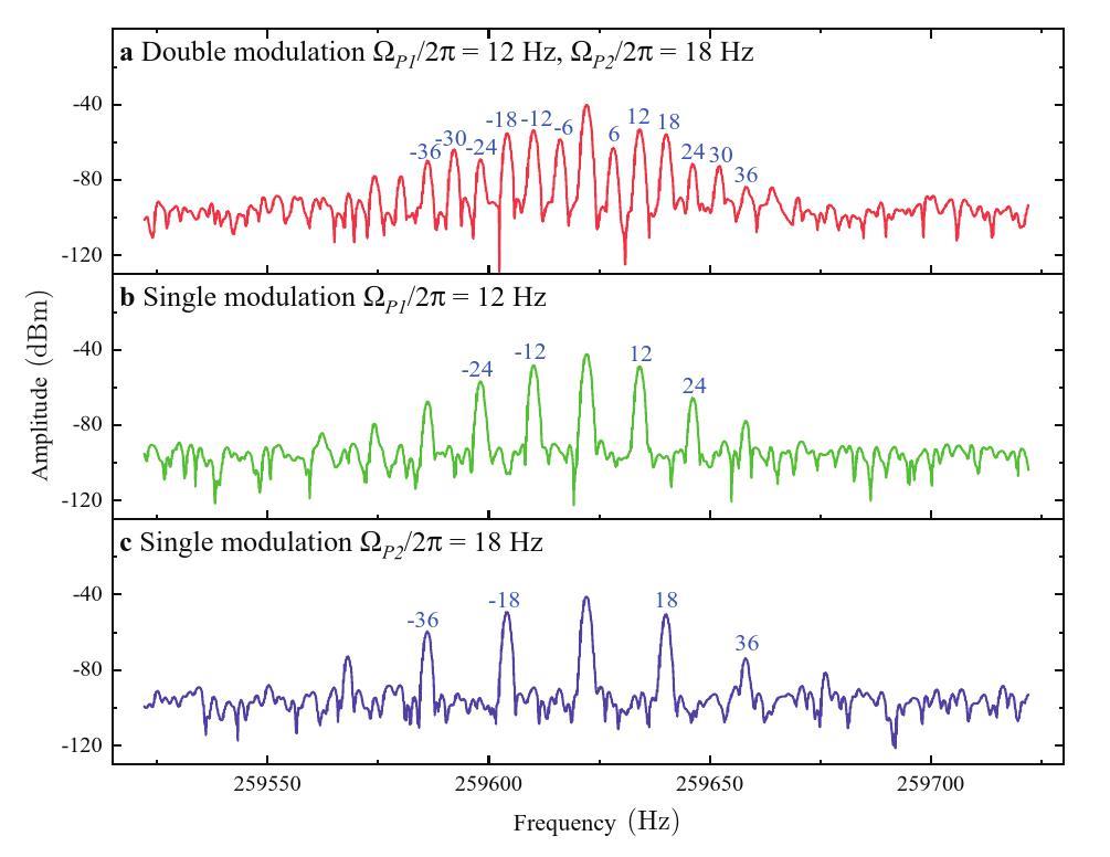 Frequency comb in a parametrically modulated micro-resonator