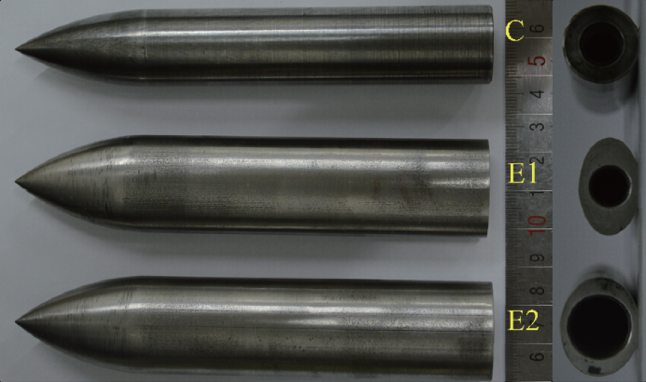 Study on perforation of elliptical cross-section projectile into finite ...