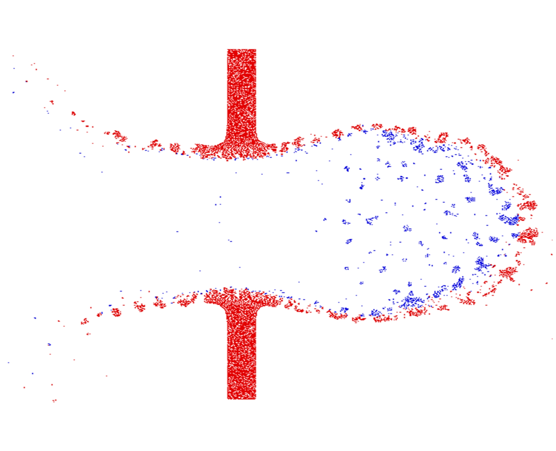 一种基于颗粒接触的二维无网格方法及其在高速冲击模拟中的应用
