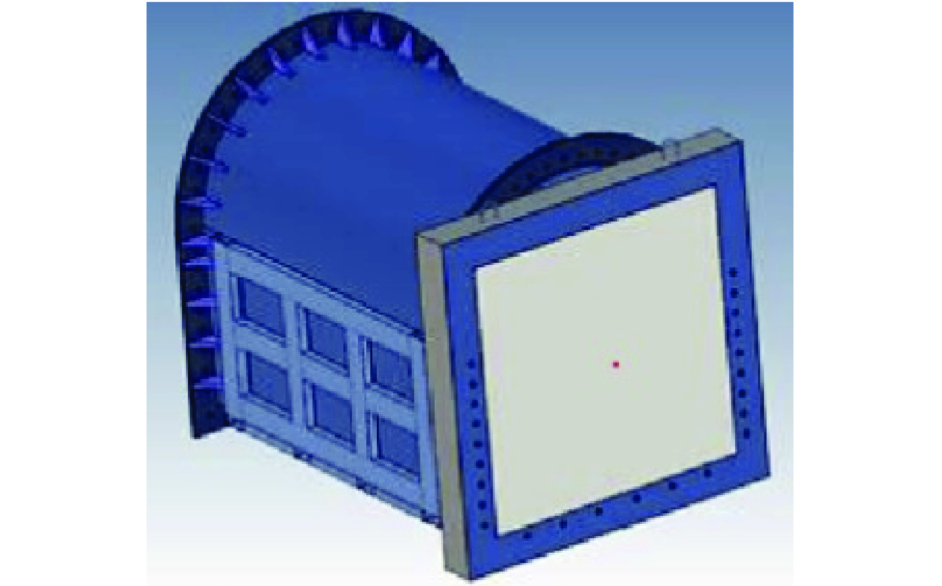 长持时爆炸冲击波荷载作用下梁板组合结构的动力响应