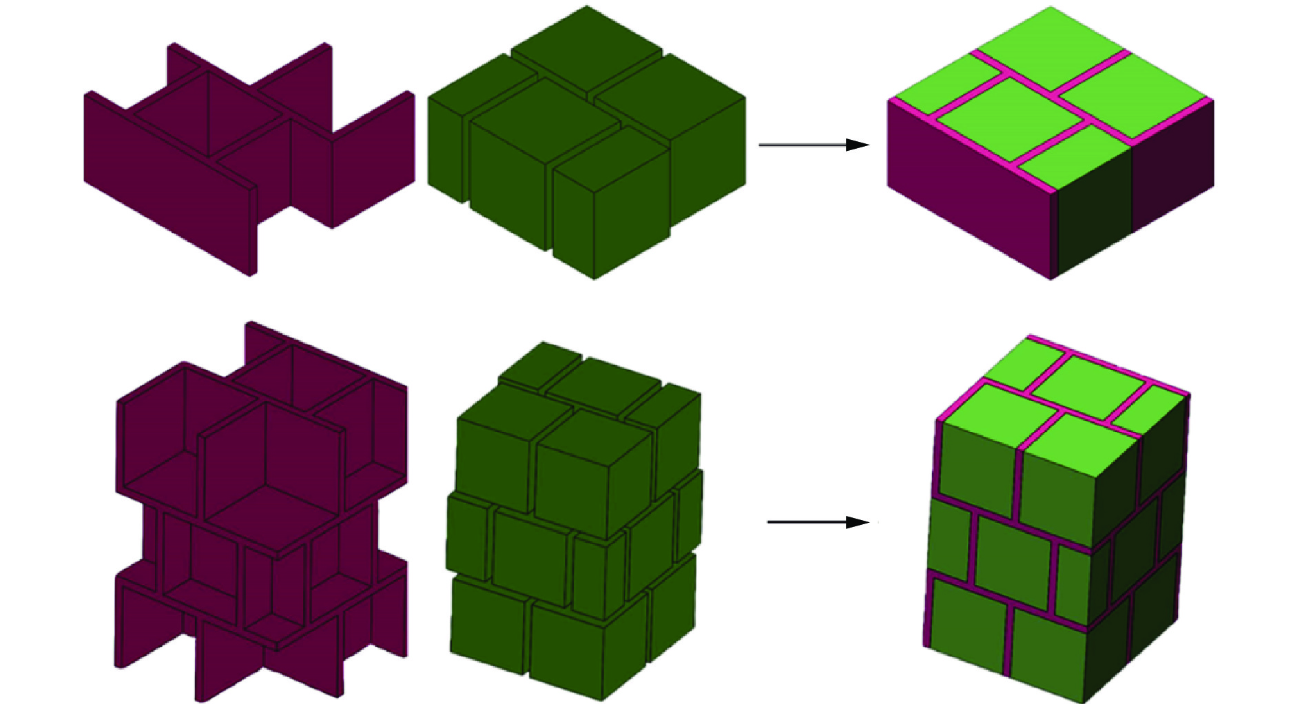 爆炸载荷下仿贝壳结构的动态响应