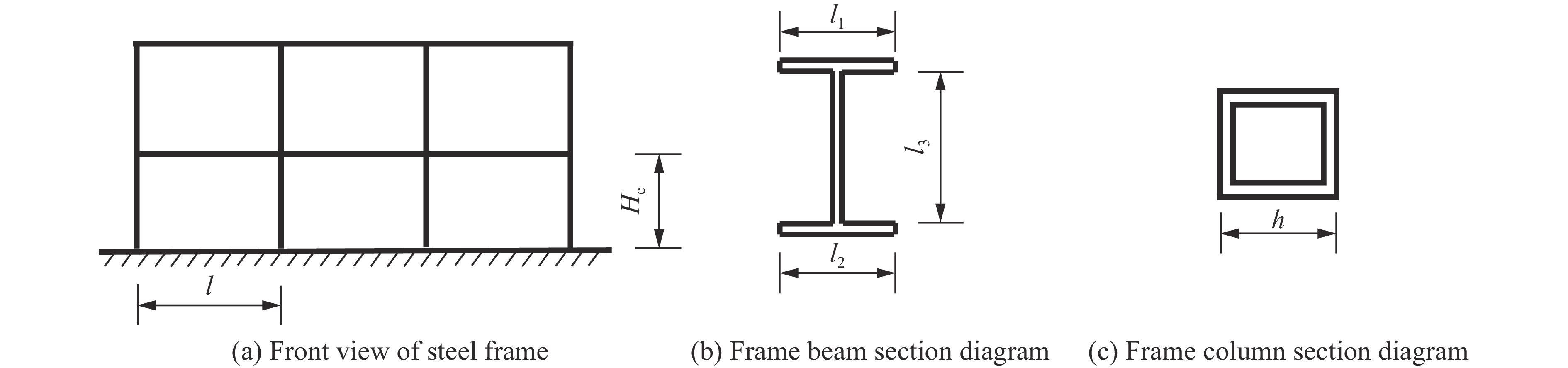 远距离爆炸荷载作用下钢框架几何相似律研究