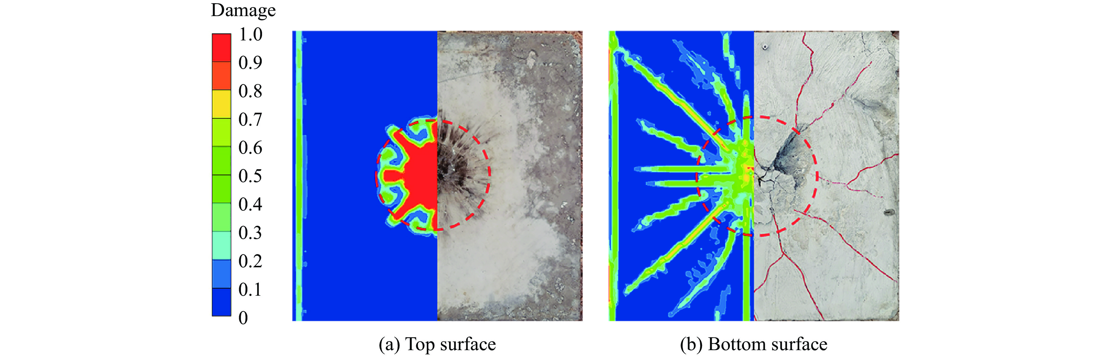 高聚物牺牲包层对钢筋混凝土板的爆炸毁伤缓解效应