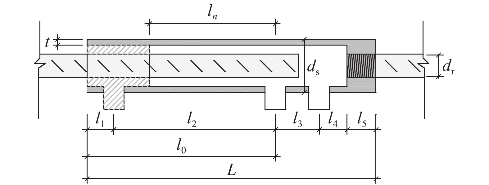 缺陷可检修型半灌浆套筒连接高应力反复拉压性能试验研究