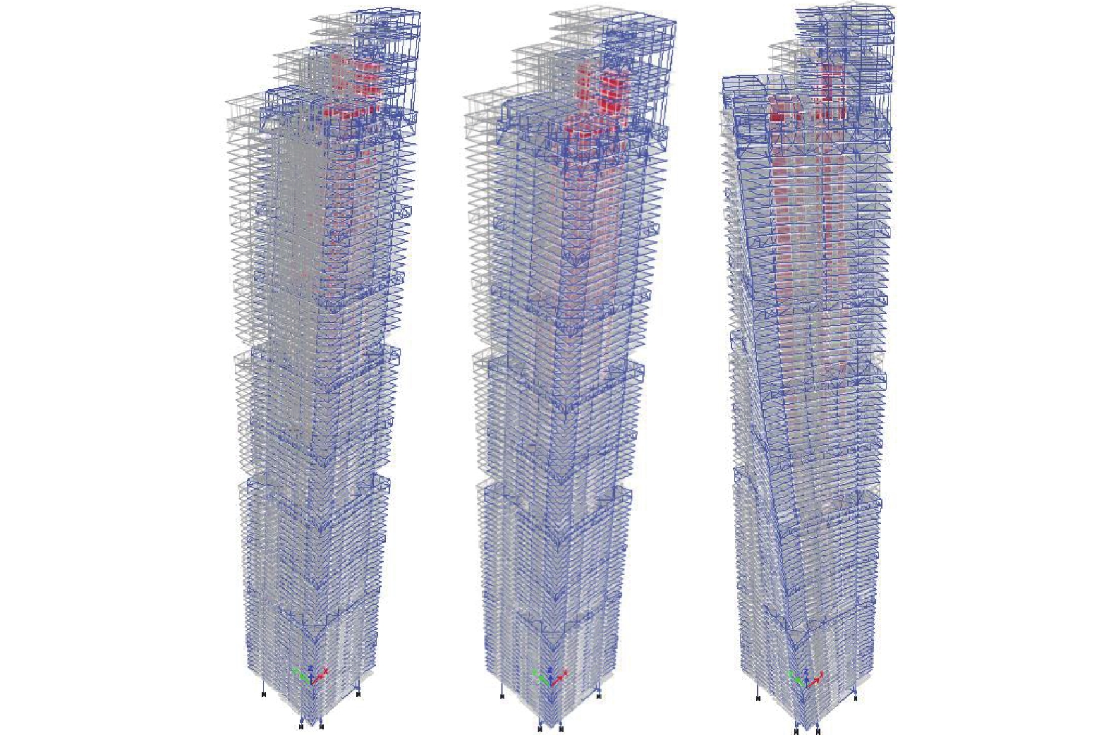 489米超高层建筑抗倒塌分析案例研究