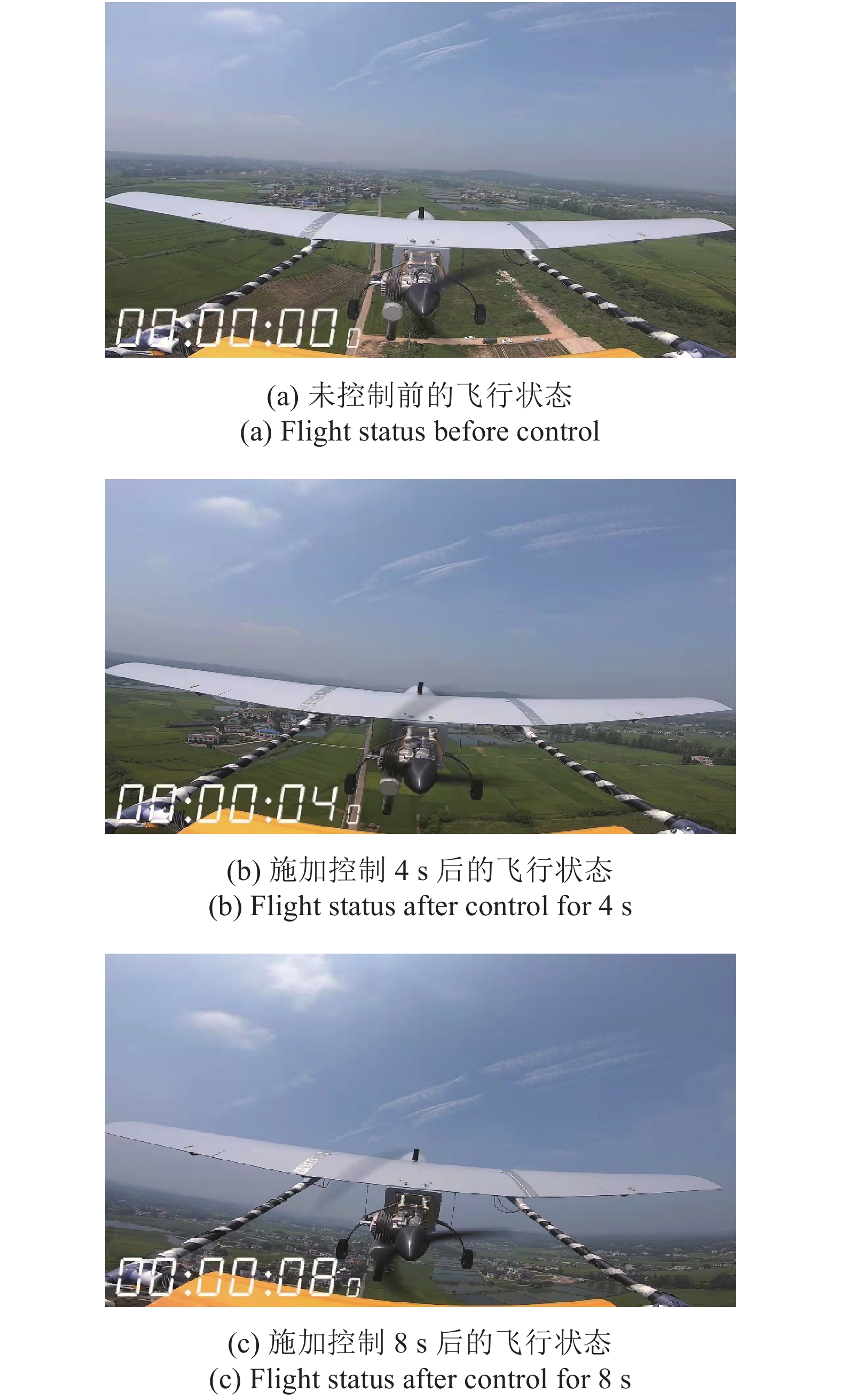 FLIGHT TEST OF AIRCRAFT THREE-AXIS ATTITUDE CONTROL WITHOUT RUDDERS ...