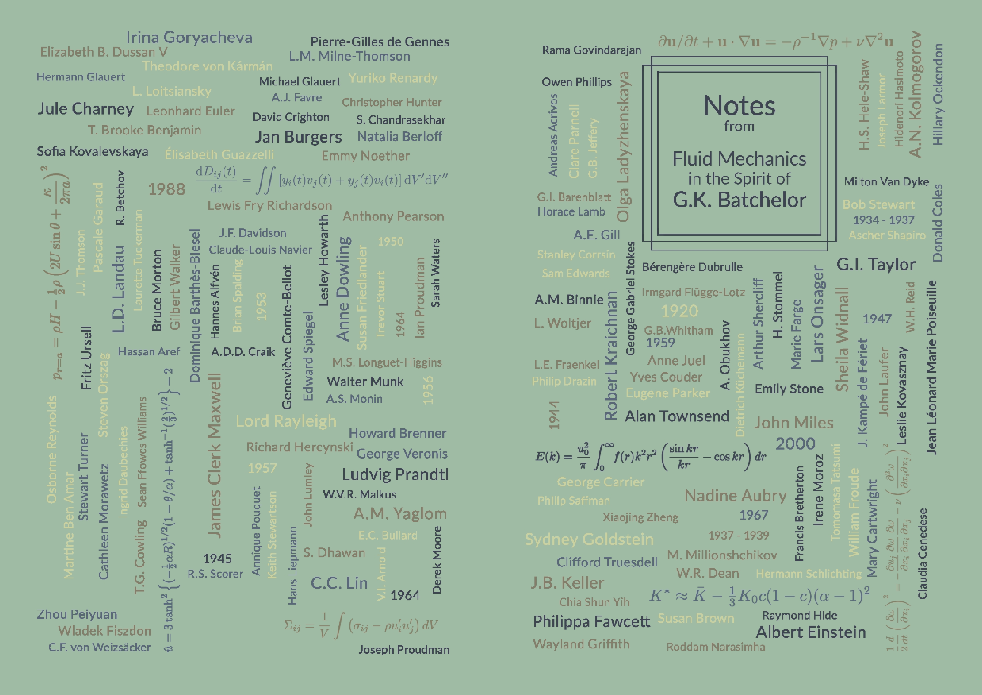浅谈流体力学发展——从Batchelor百年诞辰纪念大会谈起