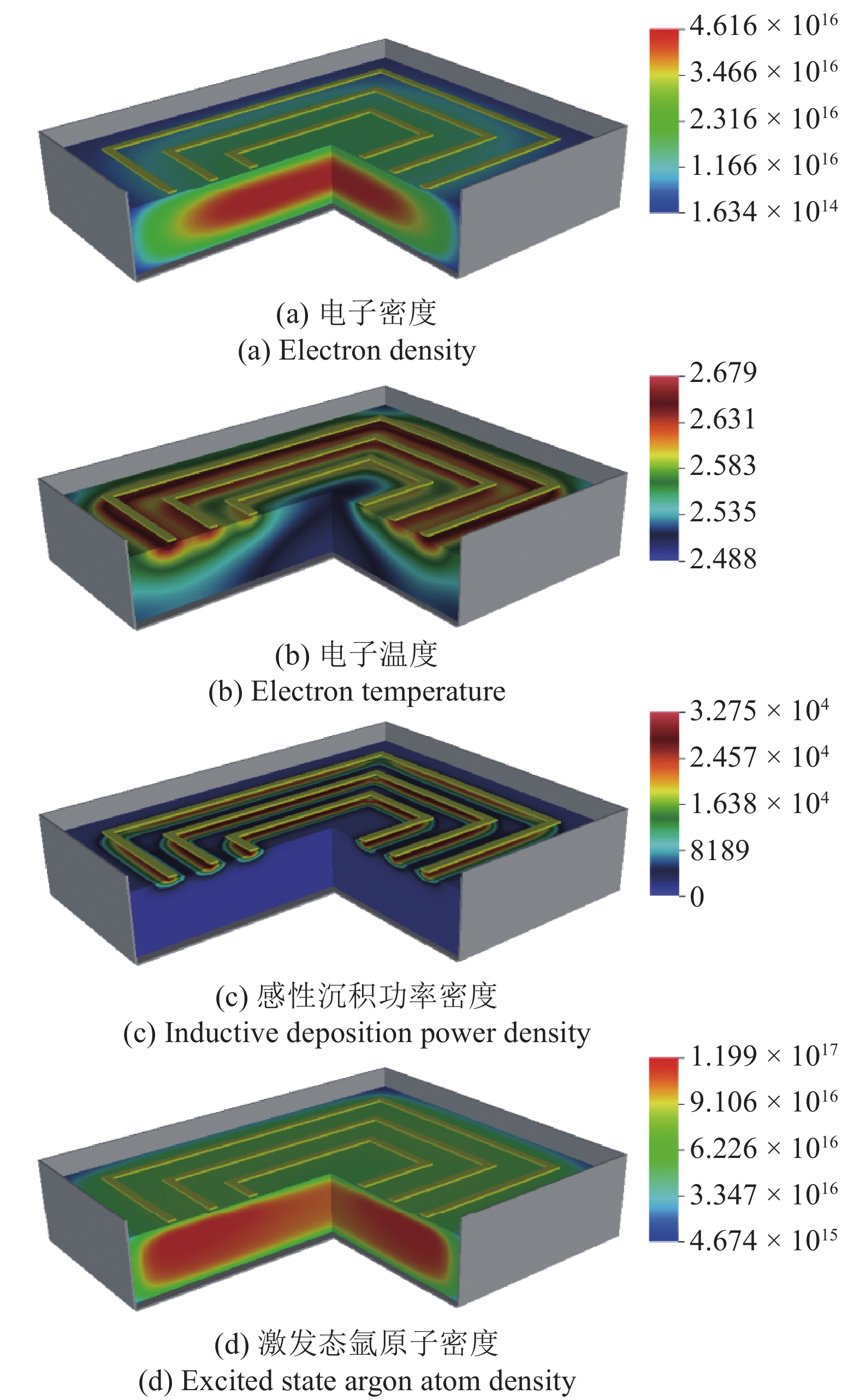THREE-DIMENSIONAL FLUID SIMULATION OF LARGE-AREA RECTANGULAR ...