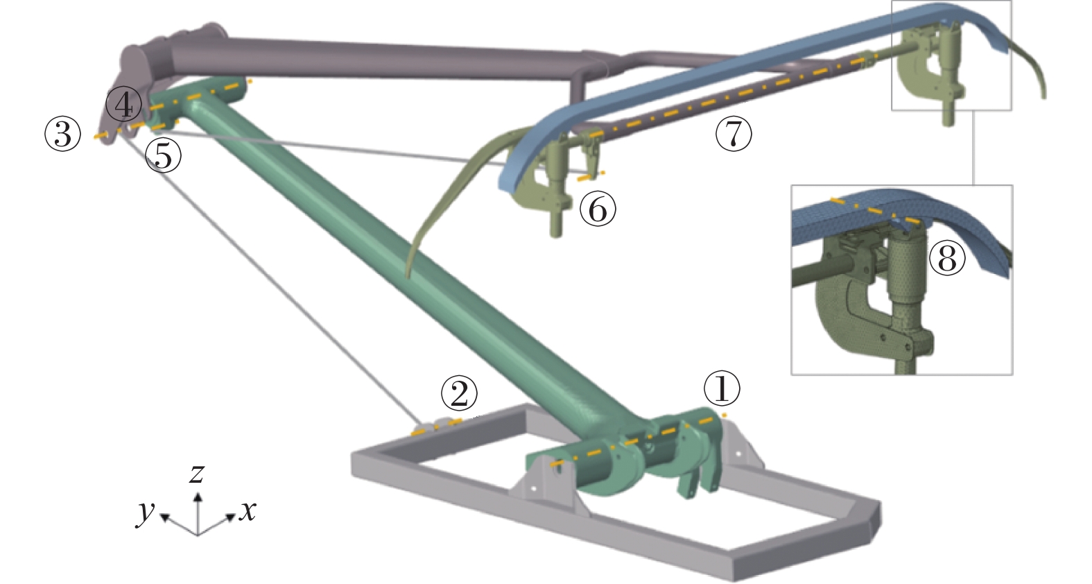 FULL FLEXIBLE MODEL UPDATING OF SINGLE-STRIP PANTOGRAPH BASED ON MODAL TEST