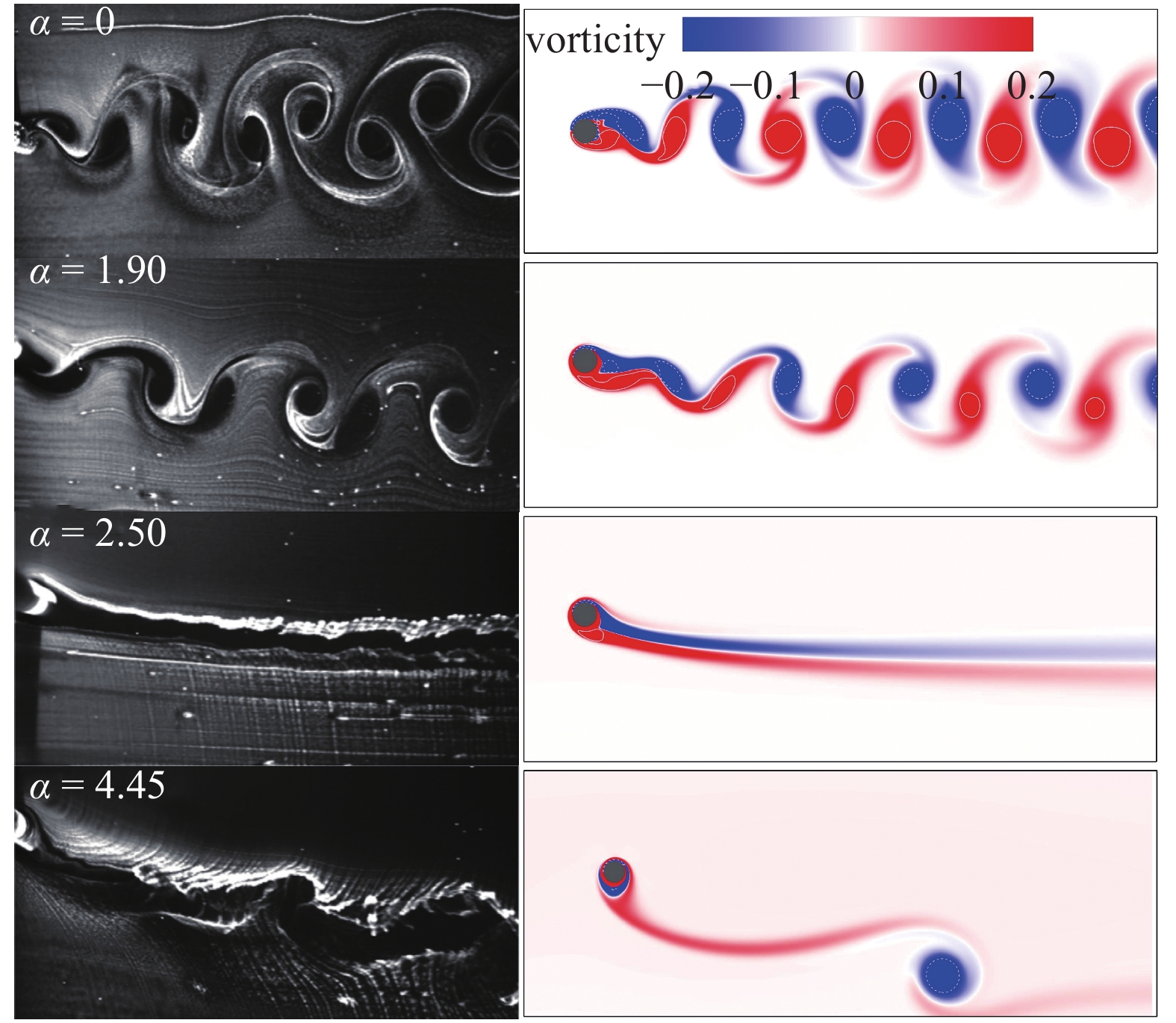 HYDRODYNAMICS AND FLOW STRUCTURES OF A UNIFORMLY ROTATING CIRCULAR CYLINDER