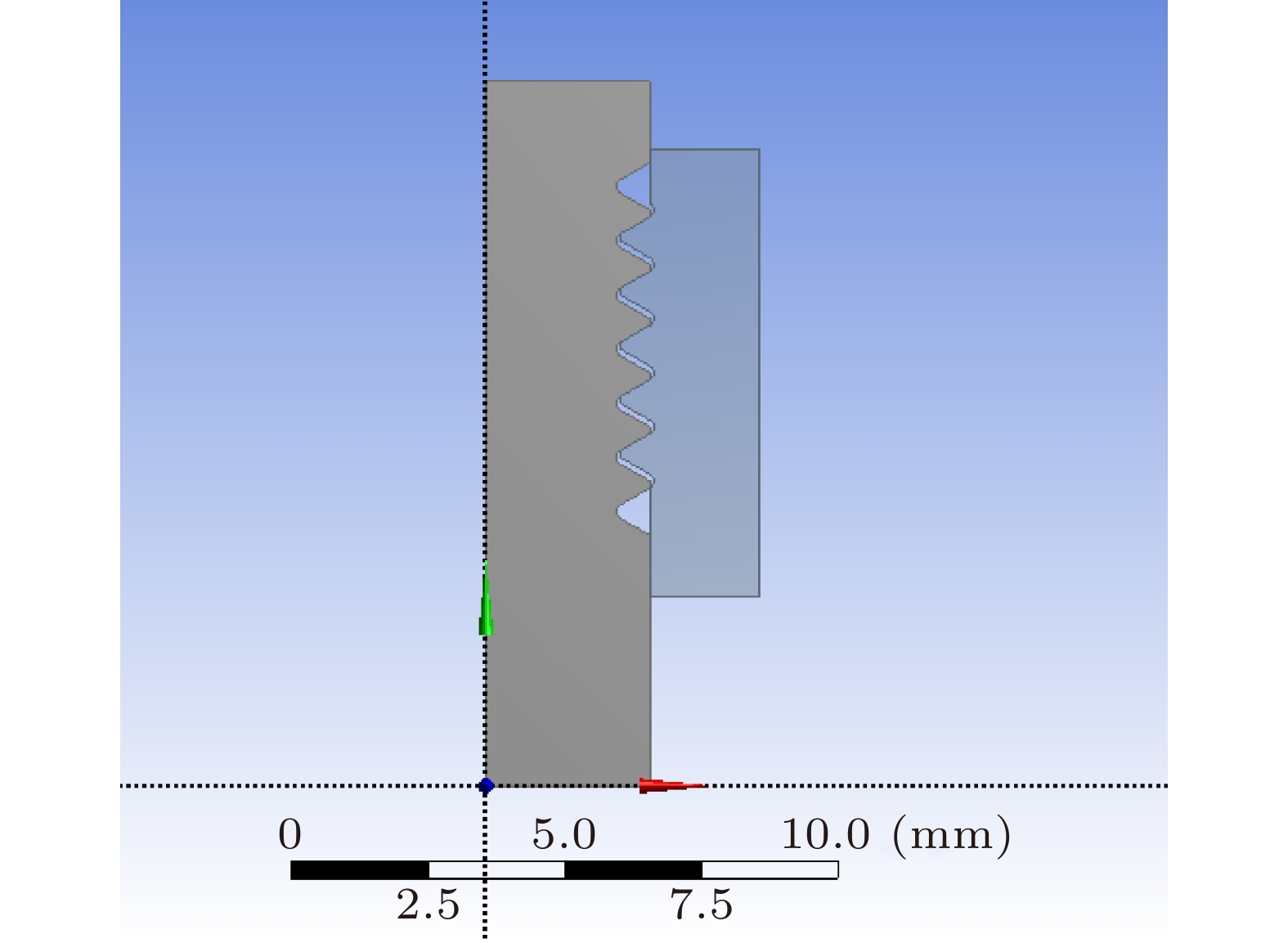 螺栓连接的梁–弹簧模型及各齿承载分布