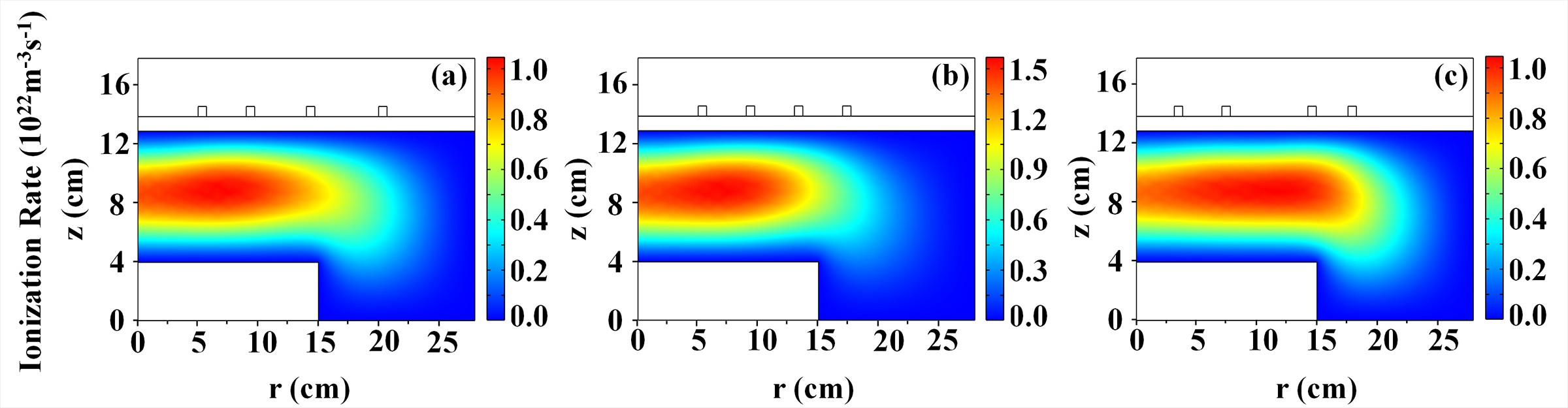 Effect of coil and chamber structure on plasma radial uniformity in ...