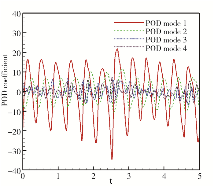 飞行器大攻角复杂流动的POD和DMD对比分析