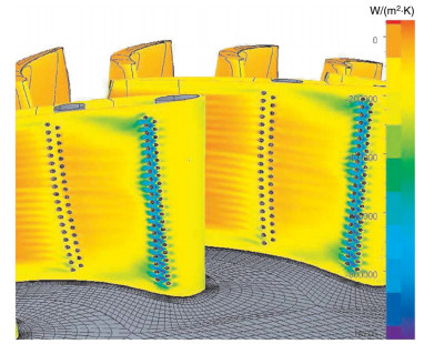 Numerical investigation of unsteady mixing mechanism in plate film cooling