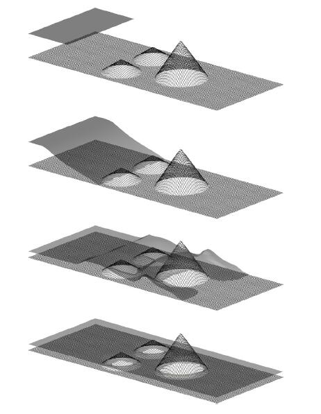 A second-order accurate fluid-in-cell (FLIC) method for the 2D shallow ...