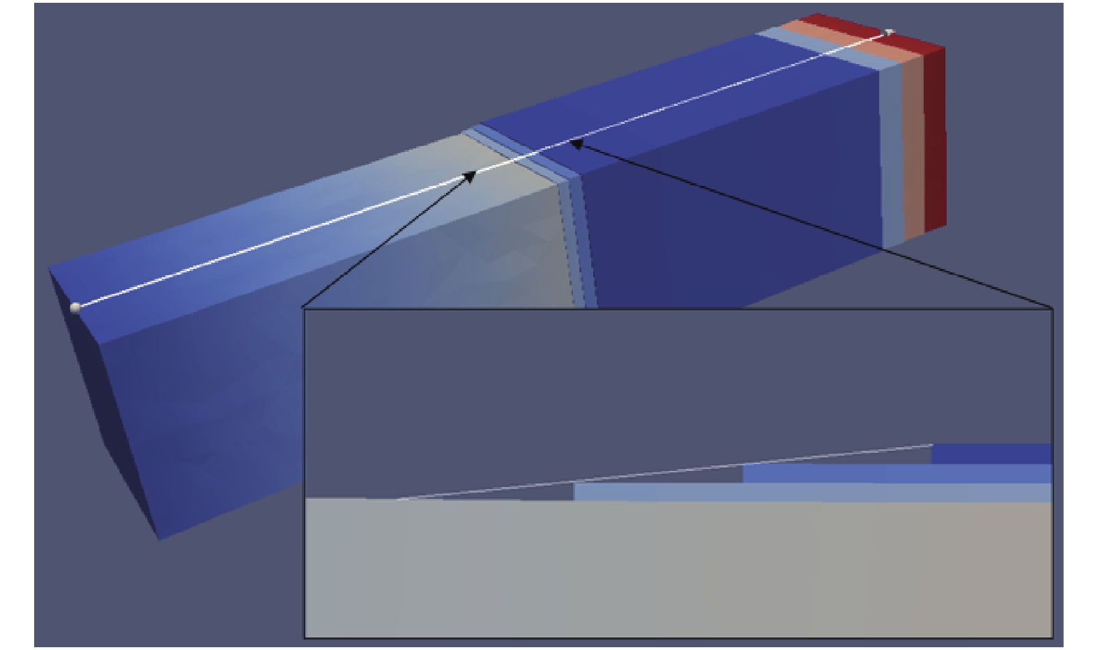 Modified virtual internal bond model based on deformable Voronoi particles