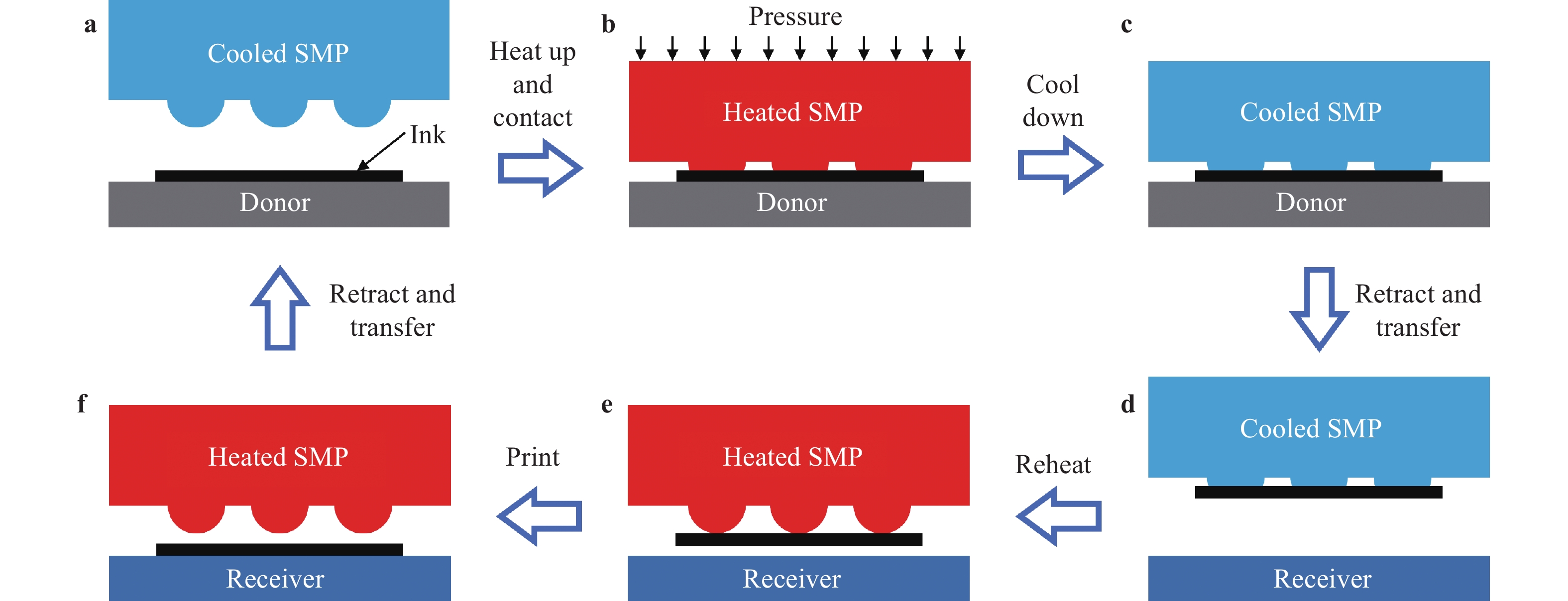 Switchable dry adhesive based on shape memory polymer with ...
