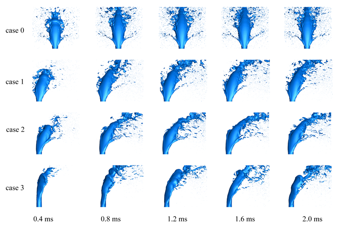 基于VOF-LPT模型的强旋来流条件横向射流破碎雾化特征研究